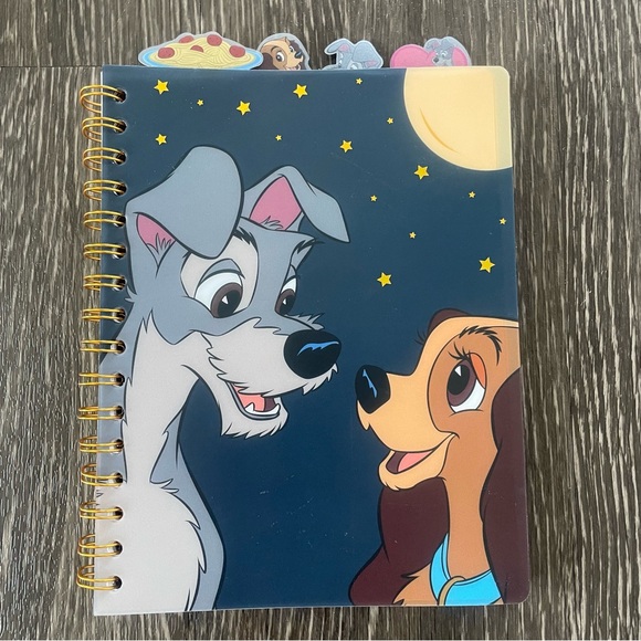 Disney | Office | Disney Lady The Tramp Notebook Journal Wtabs | Poshmark